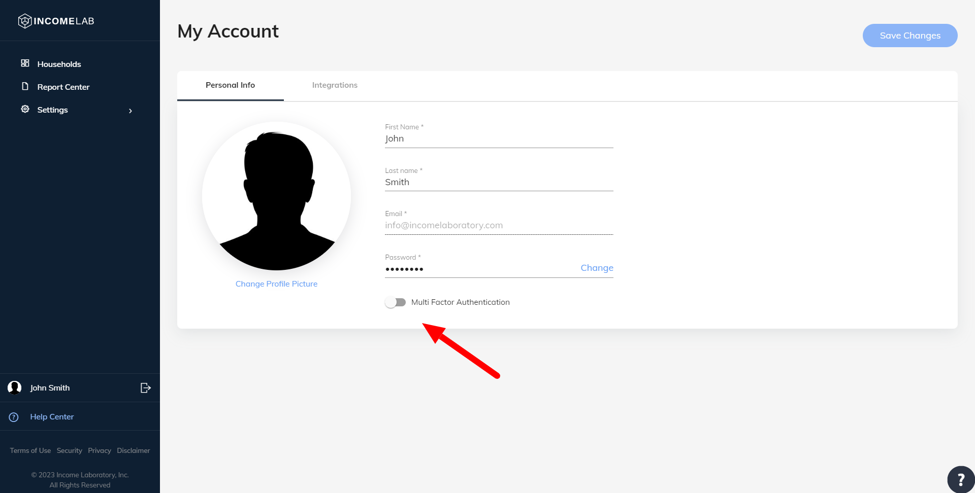 Turn On Turn Off Multi Factor Authentication Mfa